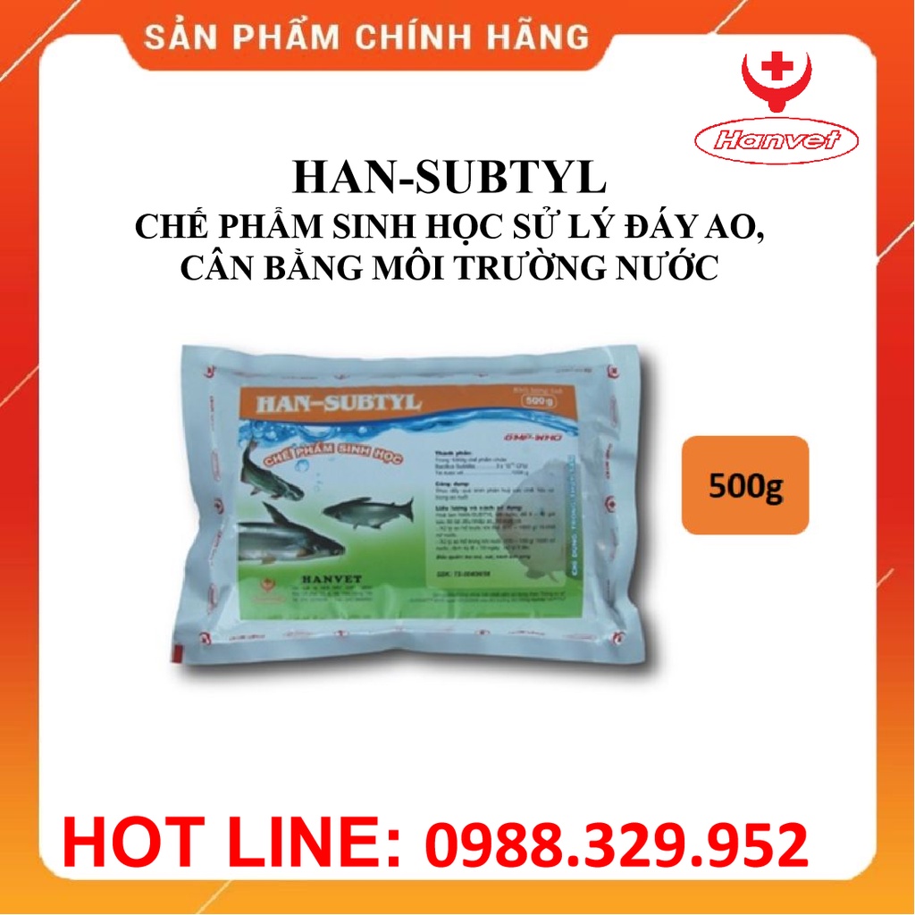 Hanvet HAN-SUBTYL. Microbiological products treat the bottom, stabilize ...