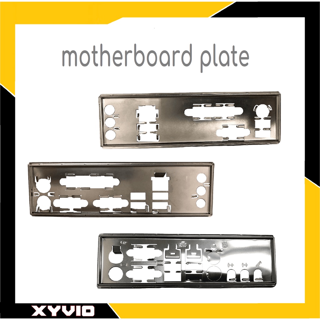 I/O Shield Back Plate for Intel and AMD Motherboard IO Baffle Chassis ...
