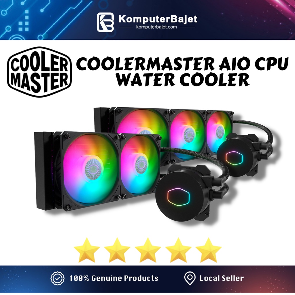 COOLER MASTER AIO CPU WATER COOLER ML240R ARGB ML240L ARGB V2 ML360L ...