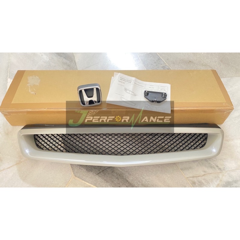 🇯🇵 Honda Civic EK99 Front Grill with Emblem 💯Original EK9 Type-R VIRS ...