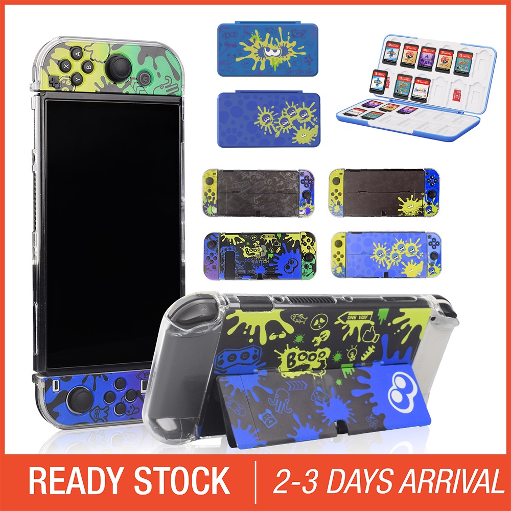 Nintendo Switch/Switch OLED Hard Case and Game Card Case Splatoon 3 ...