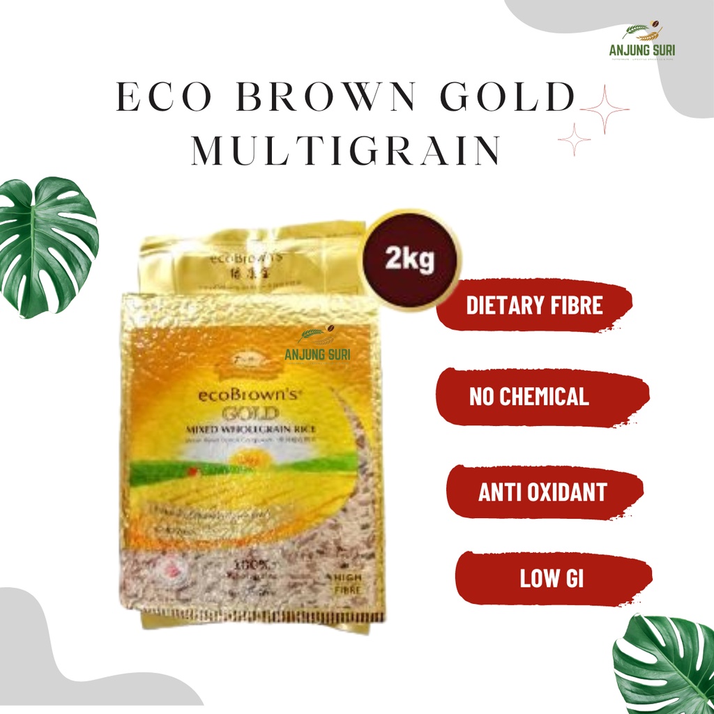 Eco Brown Rice Original Steam Multigrain Vacuum Pack Gluten Free Zero ...