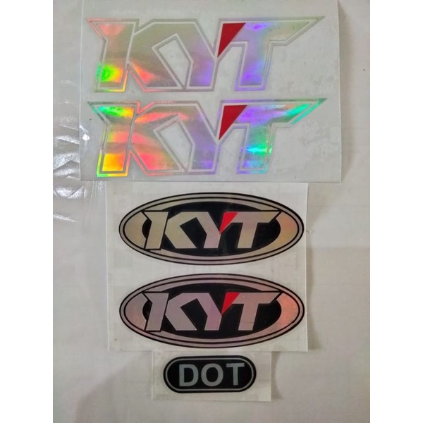 Kyt Helmet Sticker full set hologram Color | Shopee Malaysia