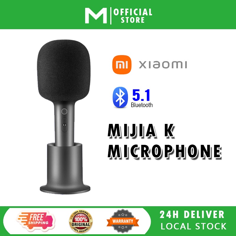 Xiaomi MIJIA Karaoke Microphone Portable Wireless Bluetooth 5.1 KTV ...