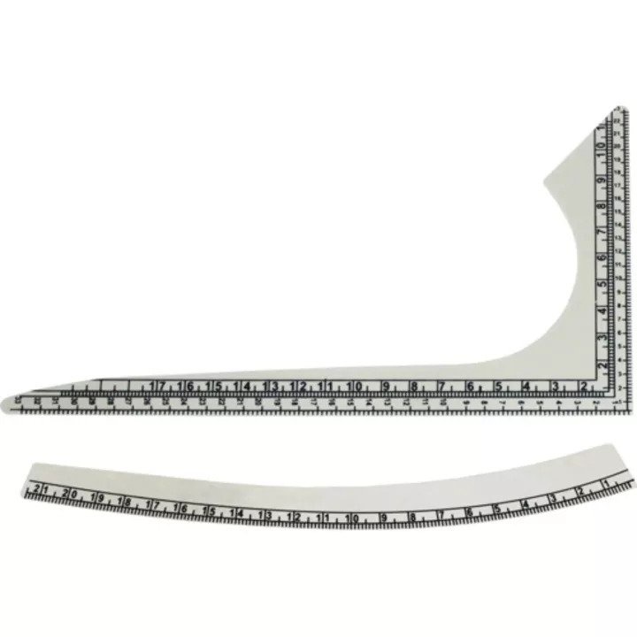 Mini PVC Set Ruler (2pcs/pack) Mini PVC Scale Ruler / Pembaris Skala ...