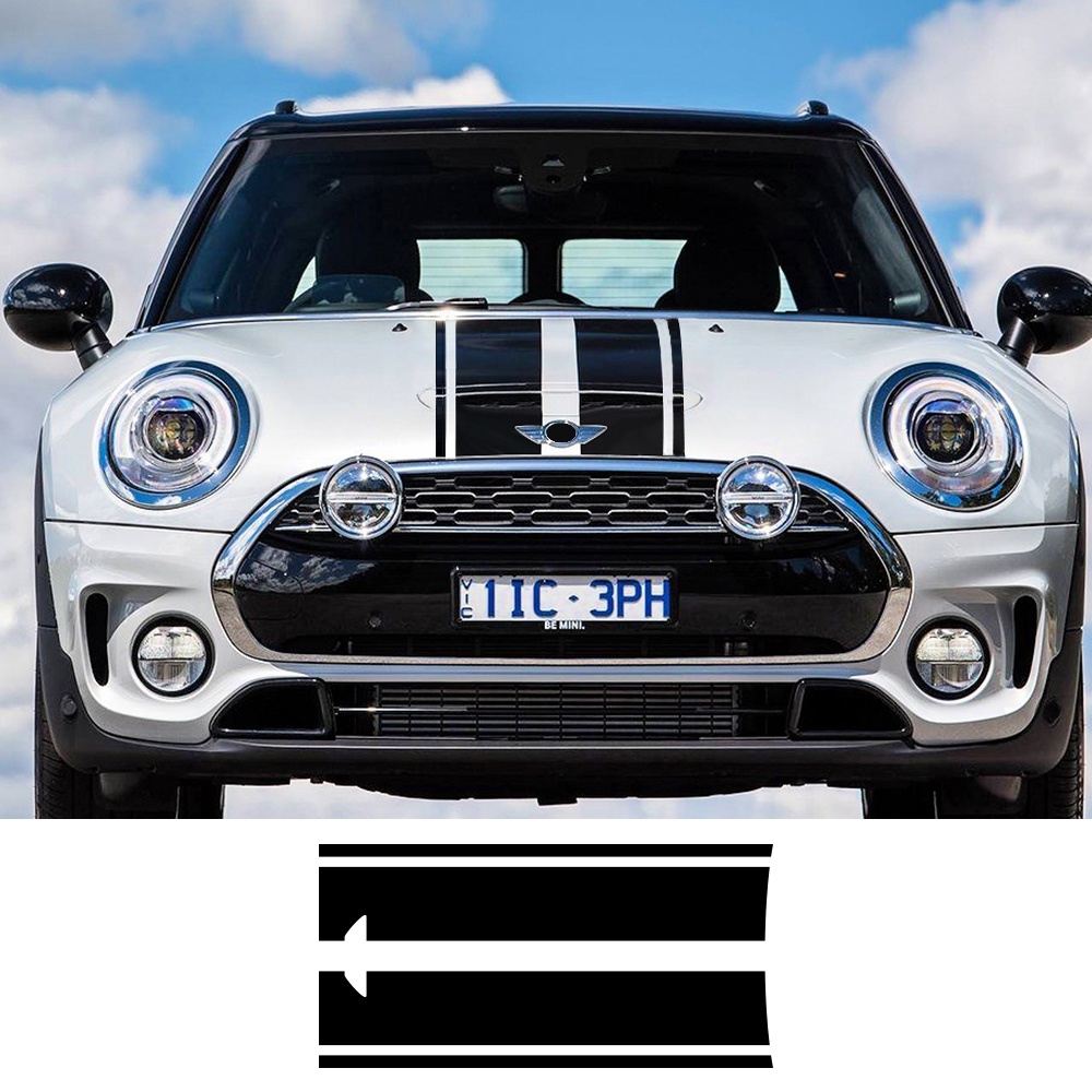 Car Styling Head Hood Decal Stickers Stripe For MINI Cooper S One ...