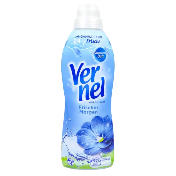 VERNEL FRESH MORNING FABRIC SOFTENER 850ML | Shopee Malaysia