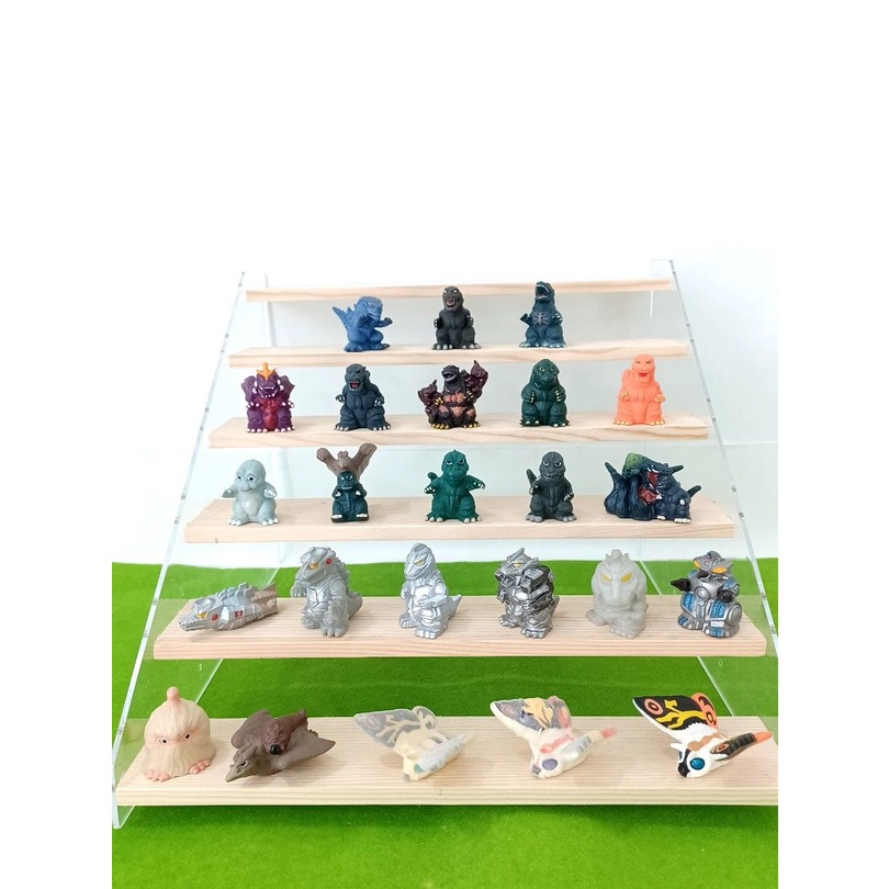 BANDAI Godzilla, Mecha Godzilla finger dolls sofubi collection set for ...