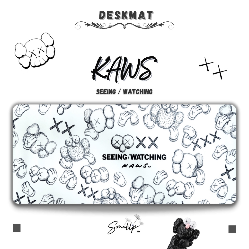 【READY STOCK】( New Arrival ) Premium Kaws Seeing/Watching Deskmat ...