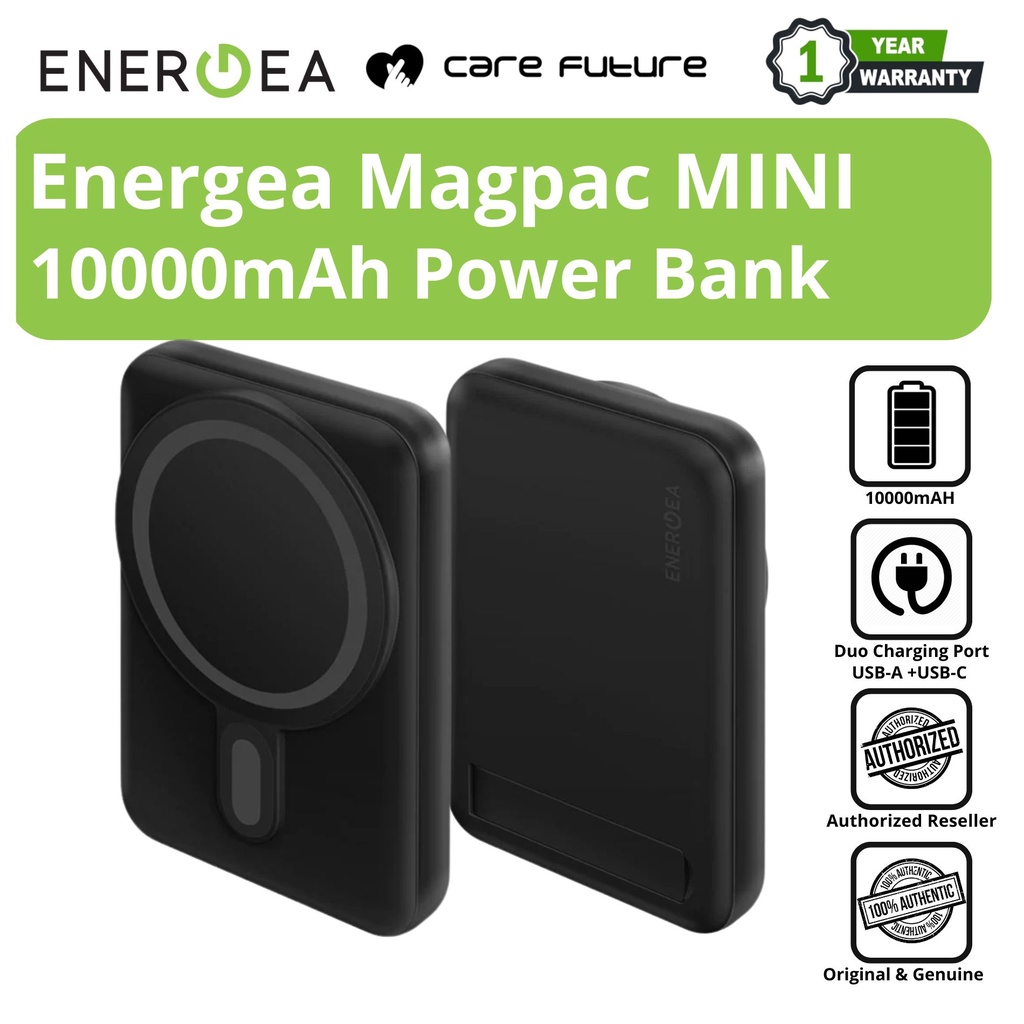 Energea Magpac Mini Magnetic Wireless Charging Powerbank 10000mAh With ...
