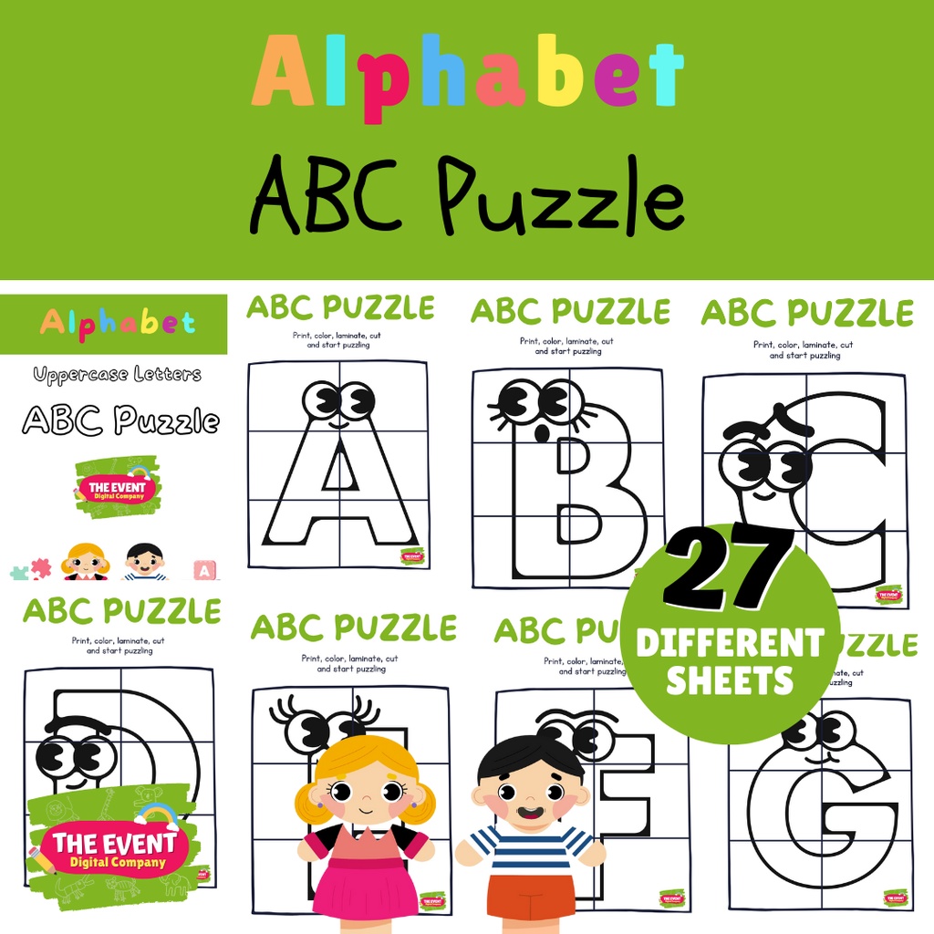 E-BUSY BOOK, ALPHABET HANDOUT- Do it yourself ABC, ABC puzzle | Shopee ...