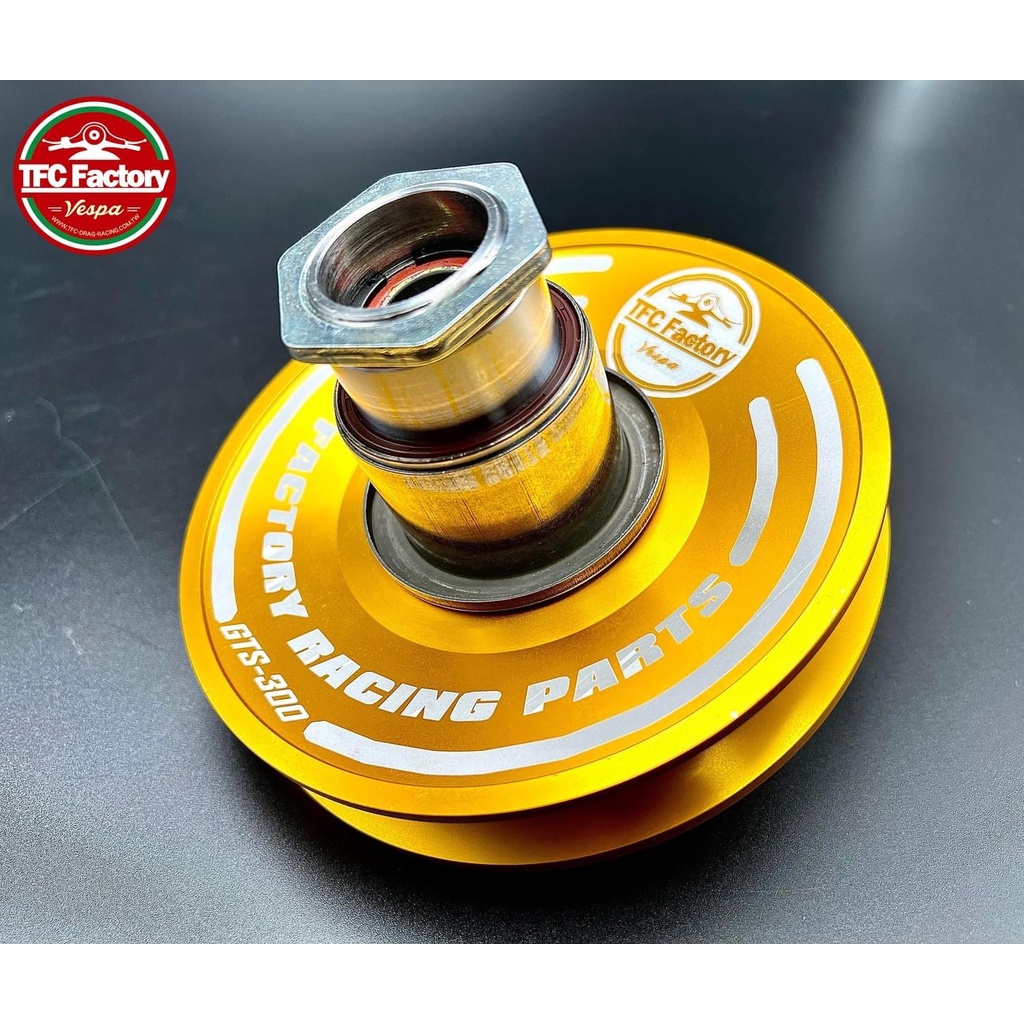 TFC RACING CNC FORGED DRIVEN PULLEY TORQUE PLATE VESPA 300 / 150 GILERA ...
