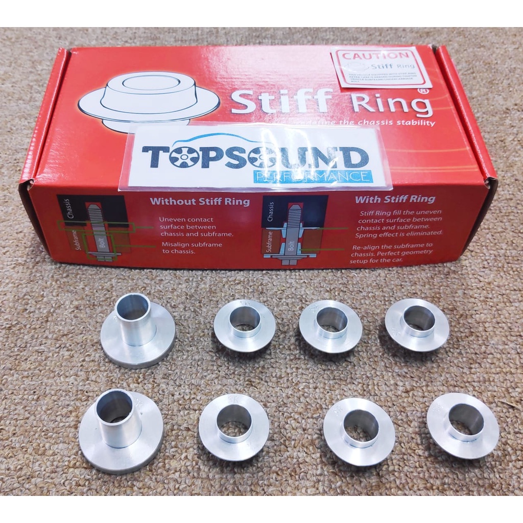 STIFF RING SUBFRAME RIGID COLLAR Honda Civic FN2 / FN2R - Front 8Pcs ...