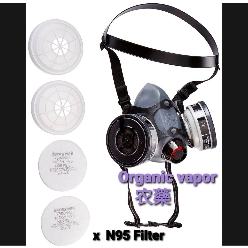 Honeywell 5501N95M PREMIER Half Mask Respirator N95 (full set)(E1-3 ...