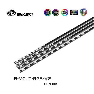 Bykski RGB Strip For Water Cooling Block 5V or 12V LED Support MOBO ...