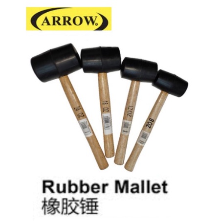Arrow / Prowess Rubber Mallet Hammer - Random Brand | Shopee Malaysia
