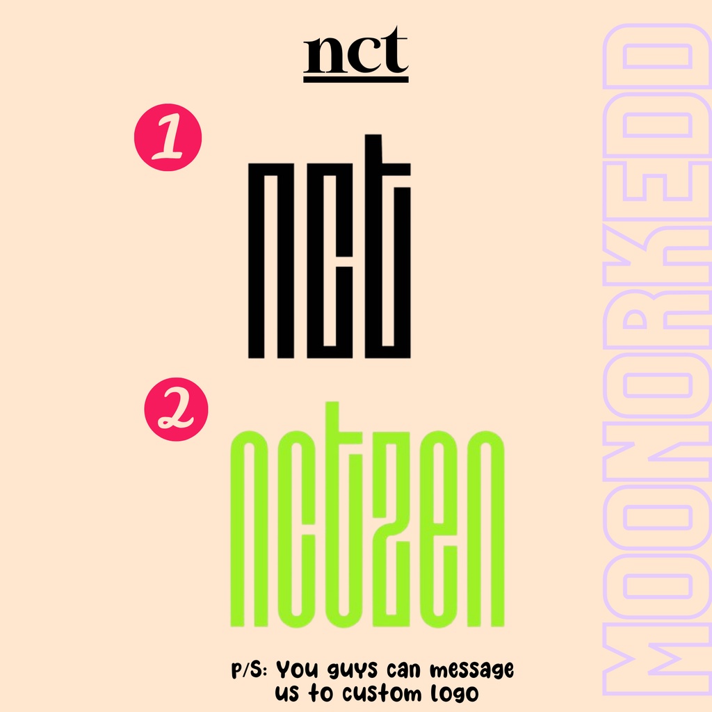 NCT PART 1 LOGO CAR/LAPTOP STICKERS | Shopee Malaysia
