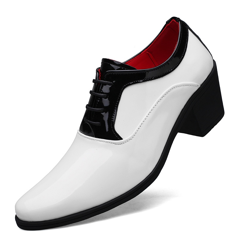 Cowhide Dress Shoes raya Wedding Business Breathable Office Lace-Up ...