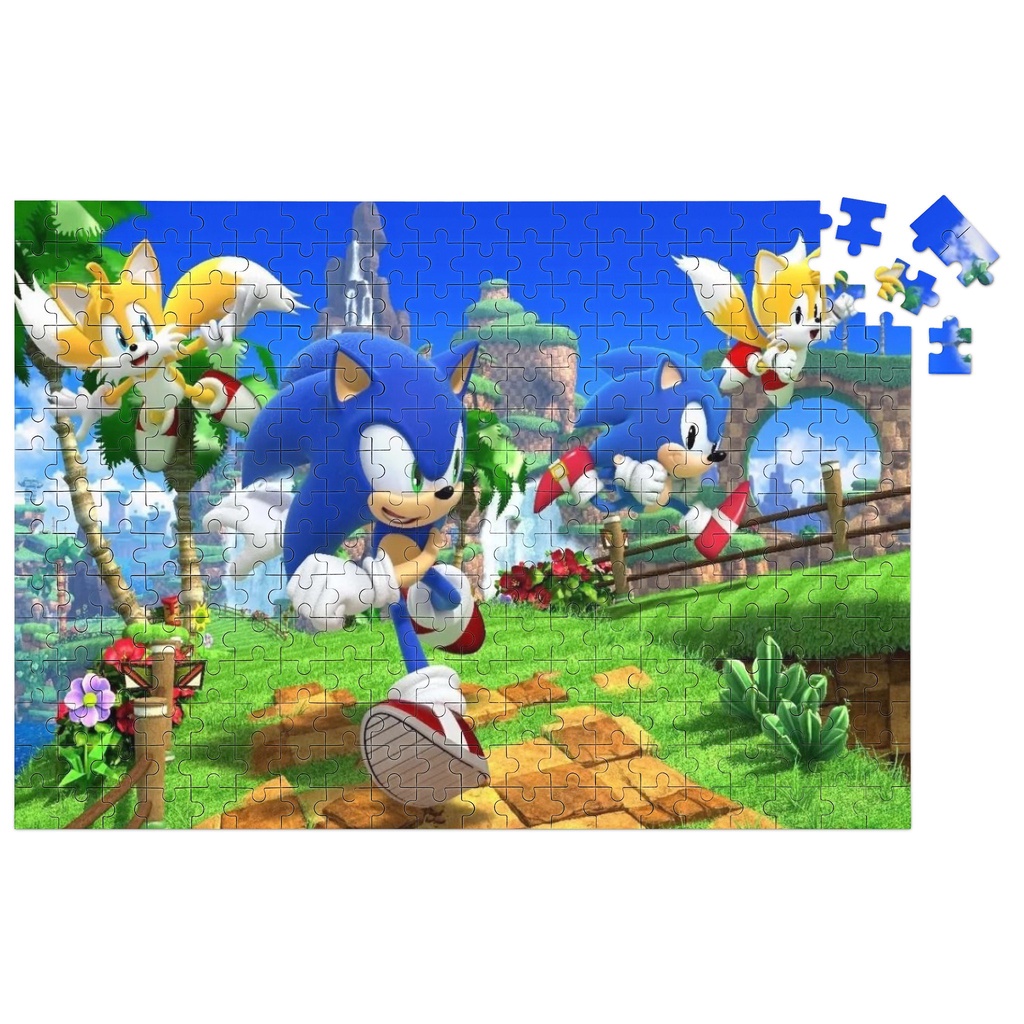 Sonic the Hedgehog Kids Toys 300 pieces Jigsaw Puzzle Gift | Shopee ...