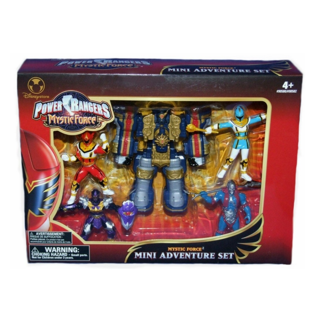 Power Rangers Mystic Force 7" Titan Megazord Mini Set | Shopee Malaysia