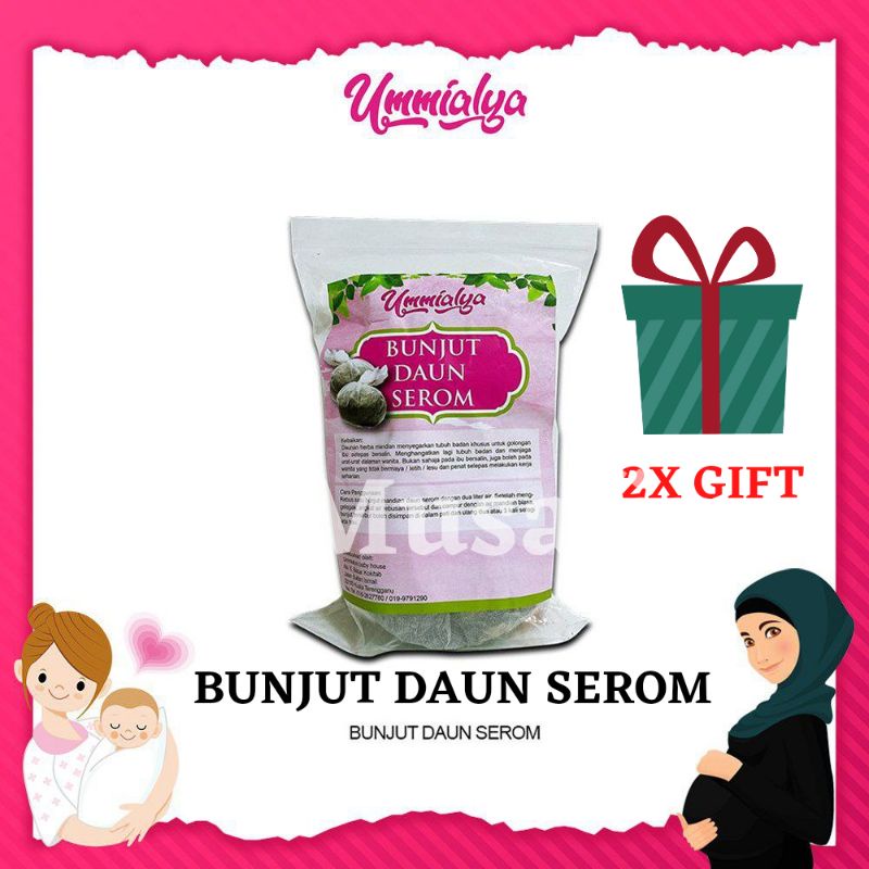 💥2X GIFT💥MANDIAN HERBA BERSALIN BUNJUT DAUN SEROM UMMIALYA | Shopee ...