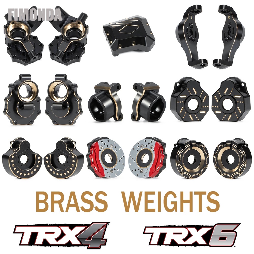 TRX4 Chassis Axle Brass Weights Portal Drive Housing for 1/10 RC ...