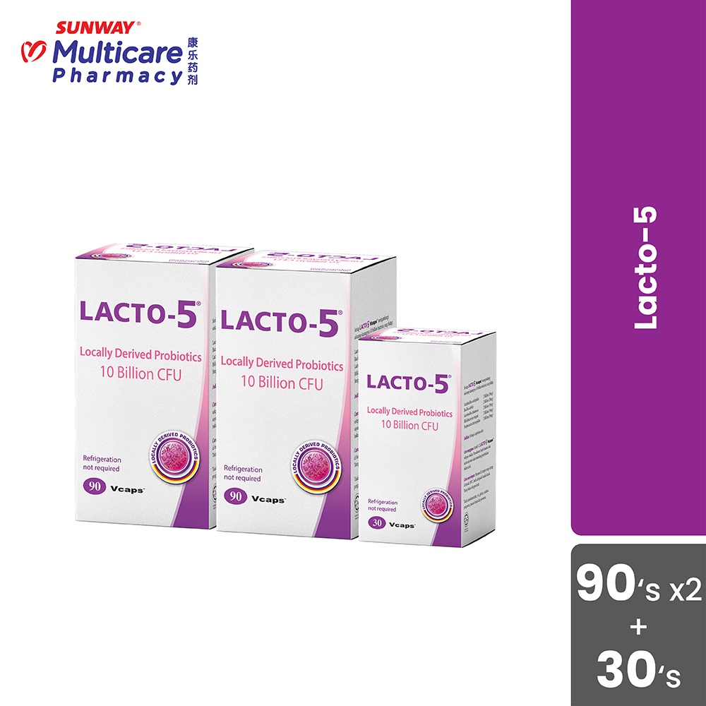 Total Health Concept Lacto-5 90's x2+ 30's | Shopee Malaysia