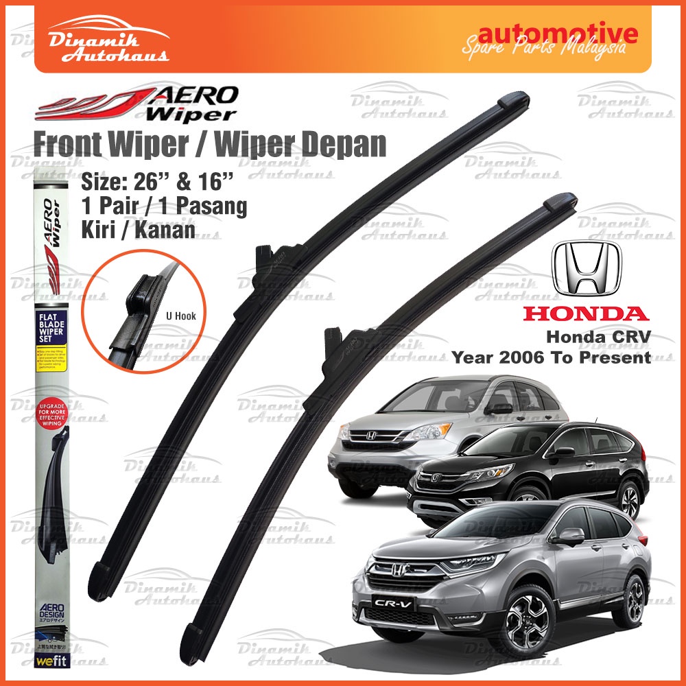 Honda Crv Wiper Size