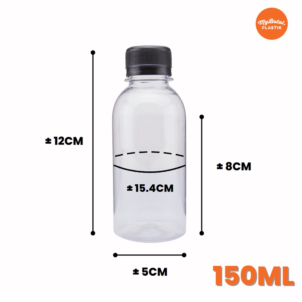 [mybotol] BOTOL PLASTIK KOSONG 60ML/100ML/150ML/200ML/250ML/300ML/450ML/500ML | Shopee Malaysia