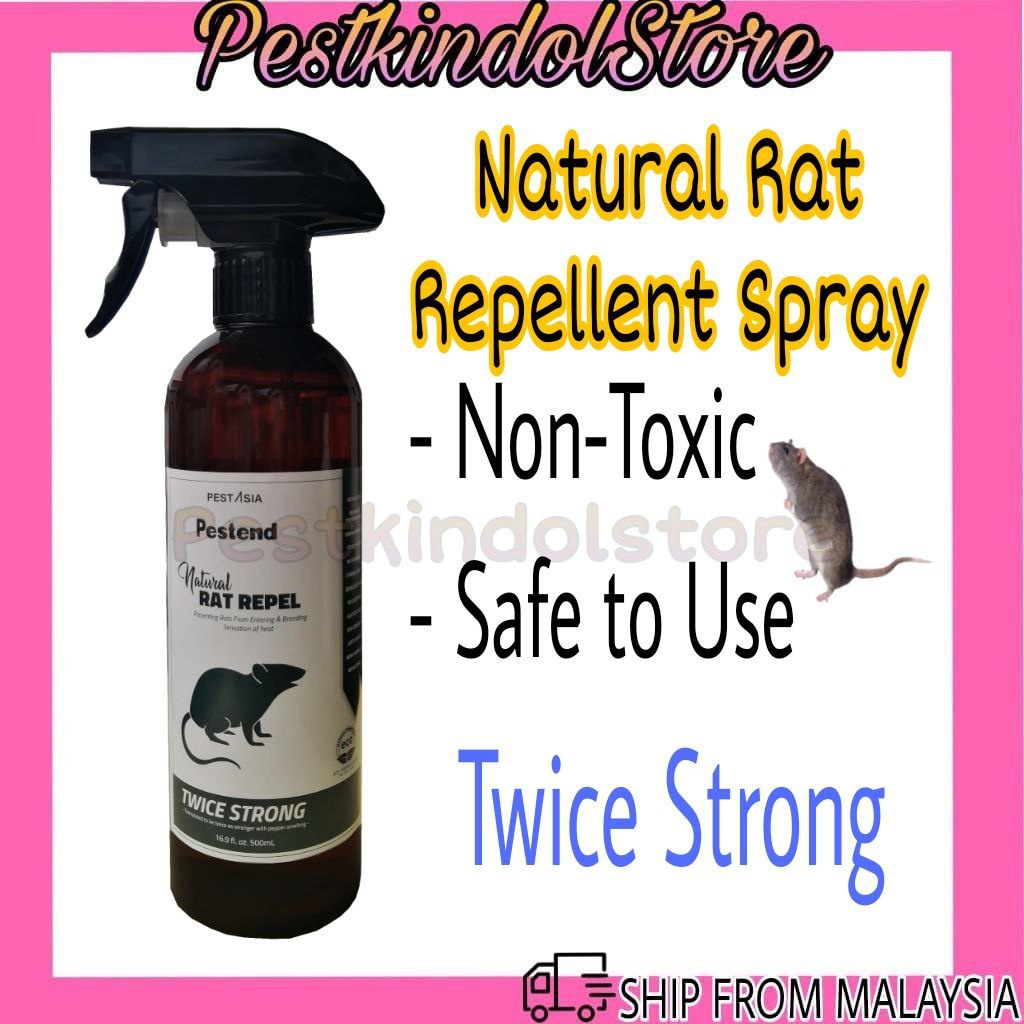 Penghalau Tikus 500ml / Rat Repellent Spray Twice Strong Peppermint ...