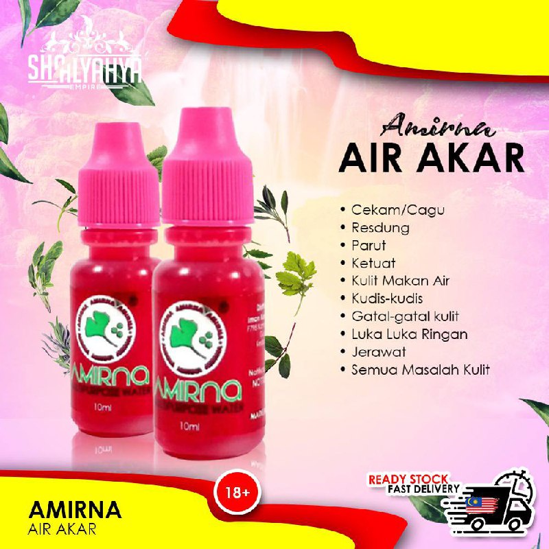 AMIRNA AIR AKAR KAYU UBAT RESDUNG/KUKU CEKAM AIR & MASALAH KULIT(1PCS ...