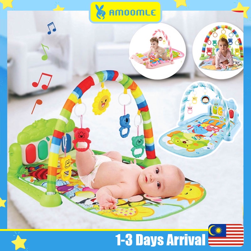 Baby Toys Colourful Musical Playmat Playgym Newborn Play Mats Music ...