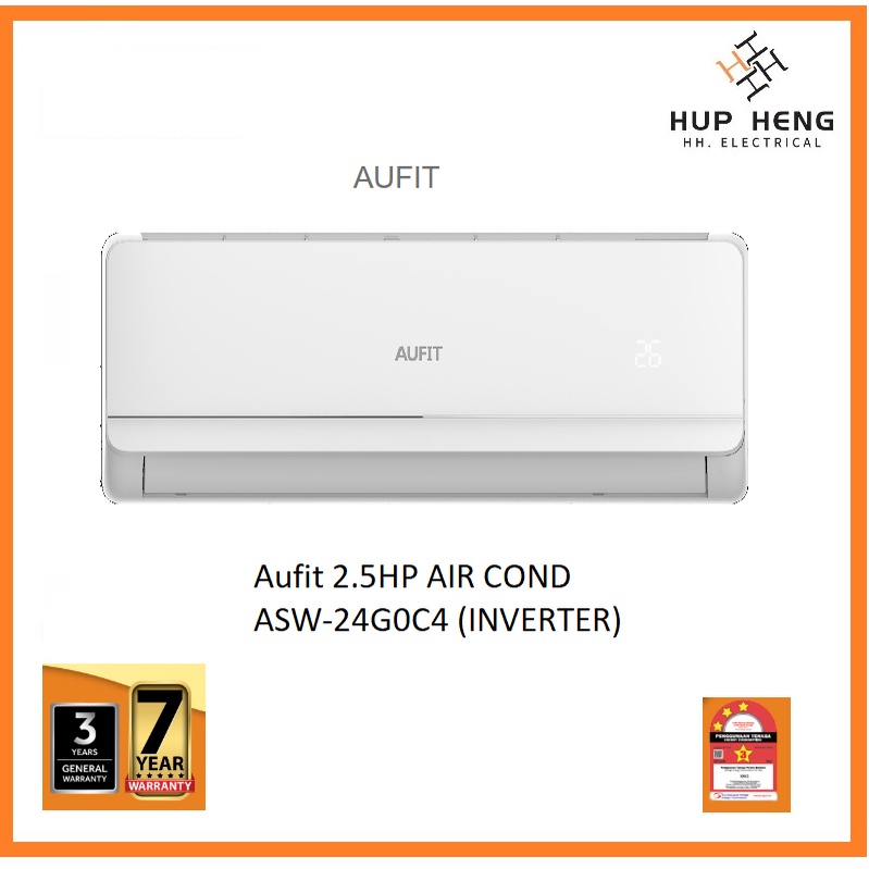 Aufit 2.5HP AIR COND ASW-24G0C4 (INVERTER) | Shopee Malaysia