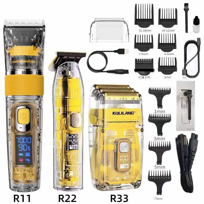 Madeshow KuLiLang R33/R22/R11 transparent style shearer professional ...