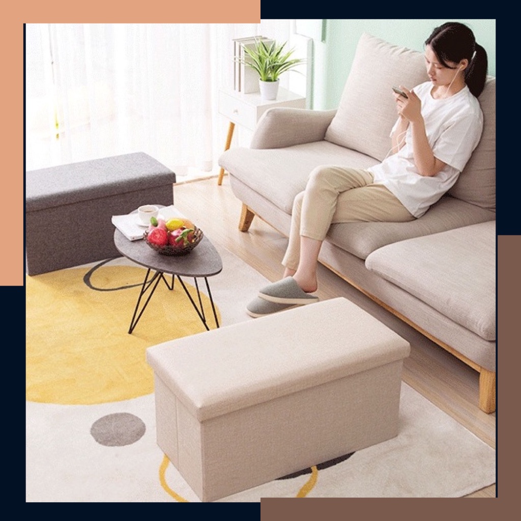 Newest Chair BOX Folding Bench SOFA STORAGE Multipurpose Goods STORAGE ...