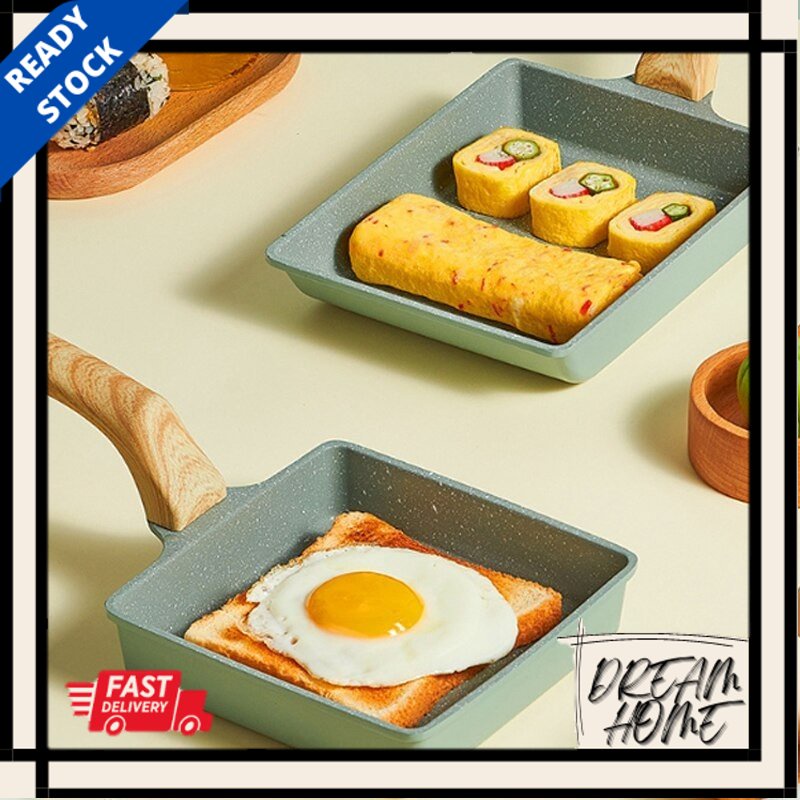 DreamHome Tamagoyaki Japanese Omelette Pan/Egg Pan Non-Stick Tamago Pan ...
