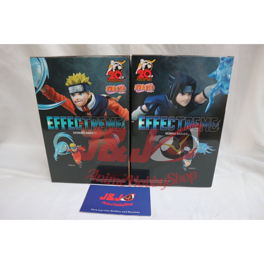 BANPRESTO NARUTO EFFECTREME UZUMAKI NARUTO & UCHIHA SASUKE- | Shopee ...