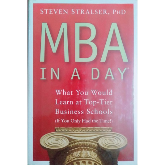 MBA in a day (preloved book) | Shopee Malaysia