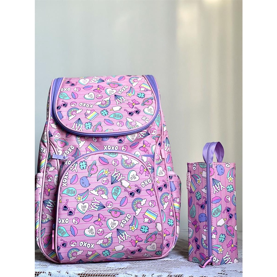 Smiggle Mirage Access Backpack Stationery storage bag Girl students ...