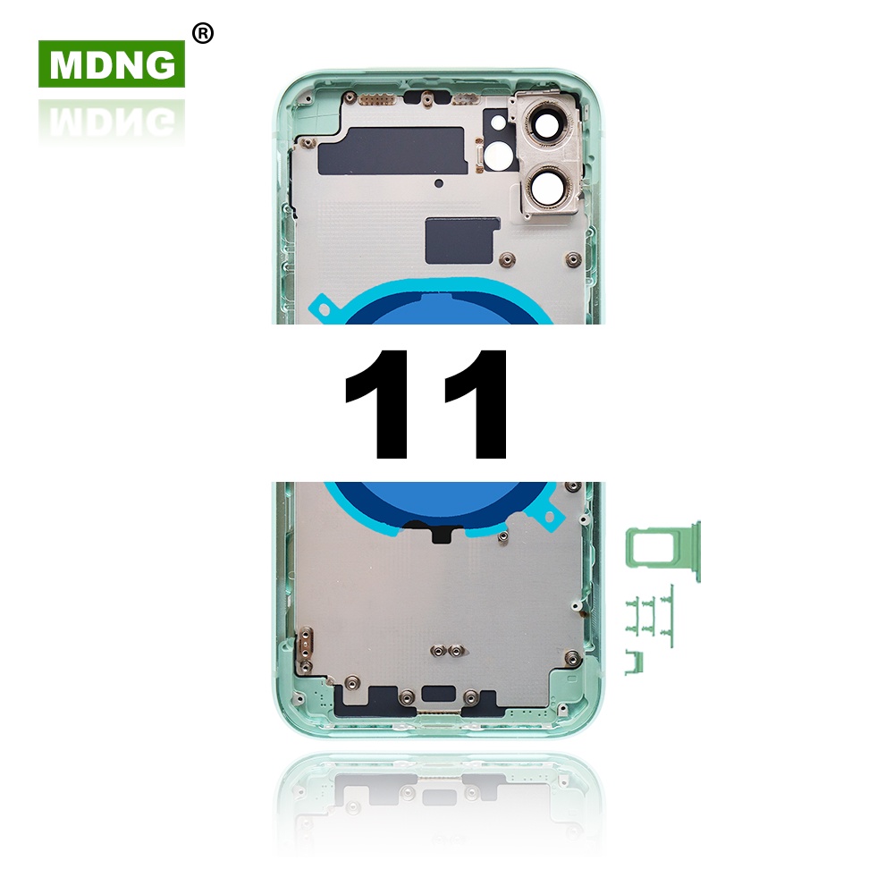 1pcs Rear Housing Assembly For iPhone 11 With Battery Back Cover+SIM ...