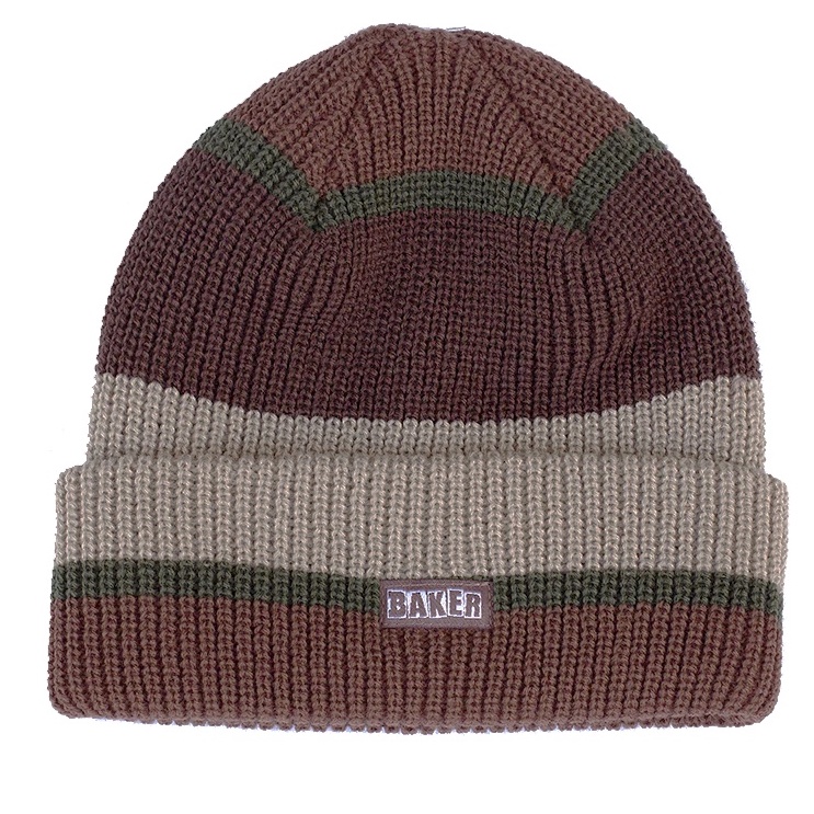 [CLEARANCE] Baker Brand Logo Block Beanie (2070122) | Shopee Malaysia