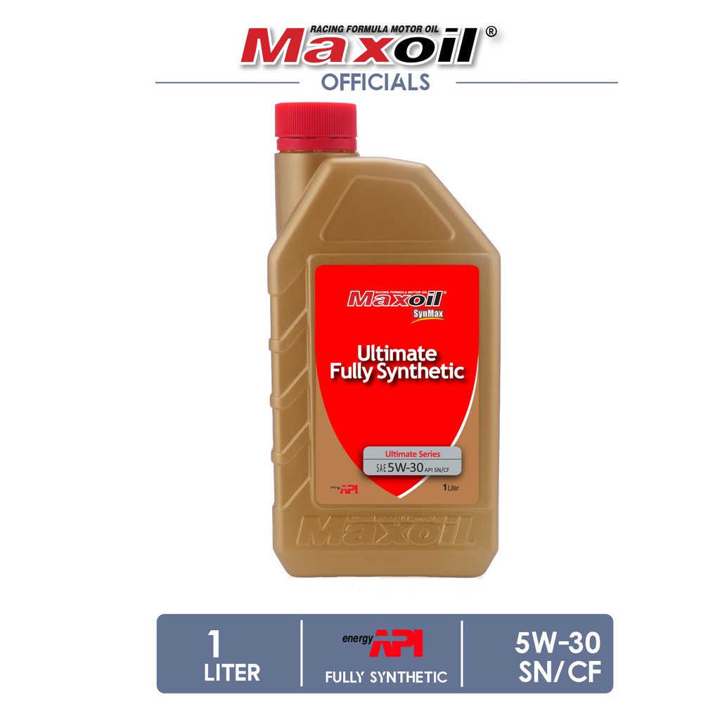Maxoil Fully Synthetic 5W30 SN/CF (1L) | Shopee Malaysia