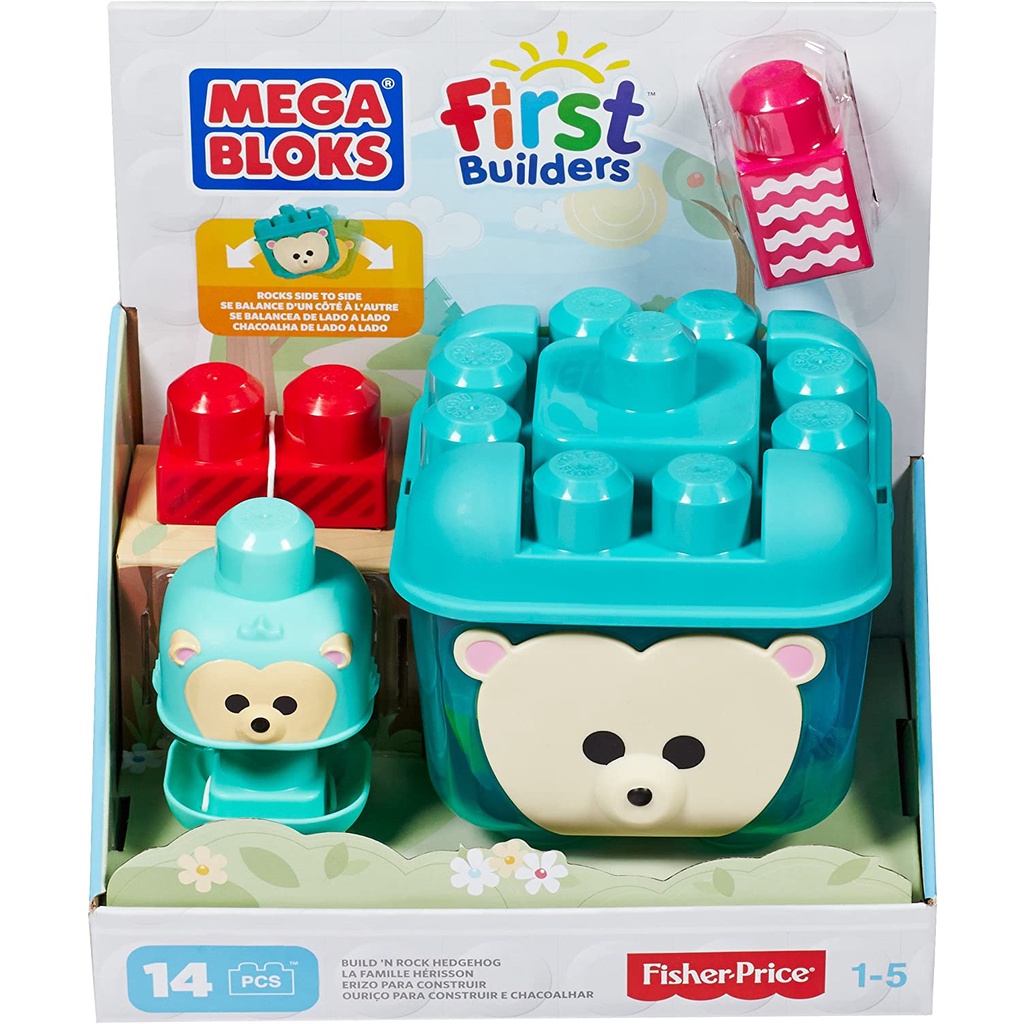 Boy Girl Toy Mega Bloks First Builders Build 'n Giggle Discoveries ...