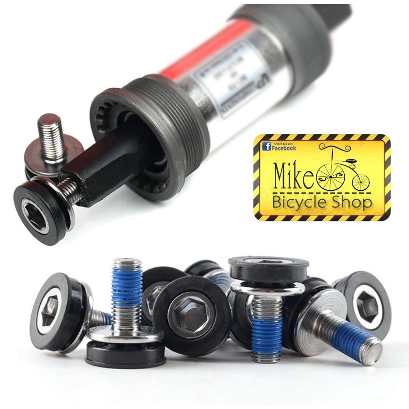 Bicycle Square Taper Axis Chainweel M8 x 18mm Screw Allen Key Crank ...