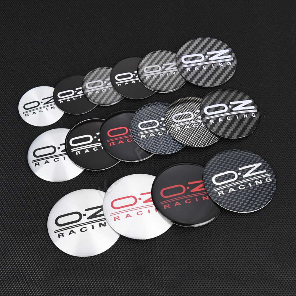 4PCS OZ Wheel Center Sticker 45MM & 50MM & 56MM & 65MM Sport Rim Cap ...