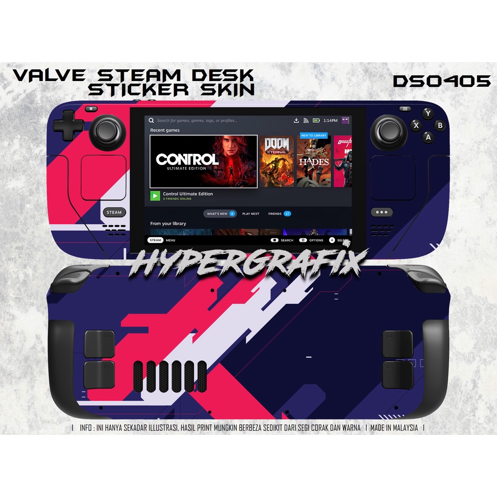 Steam Deck Sticker Skin 405 | Shopee Malaysia