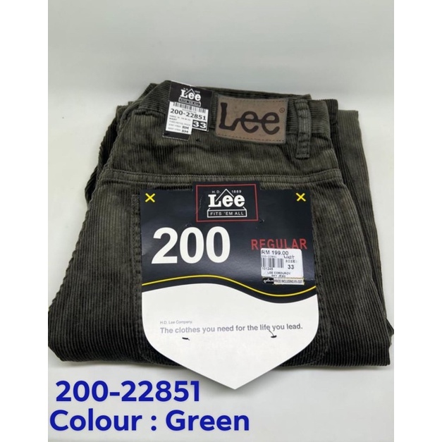 LEE Jeans 200 Regular 100% Original | Shopee Malaysia
