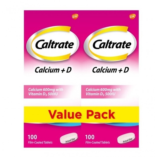 CALTRATE + VITAMIN CALCIUM + D 100'S TWINPACK (PINK) | Shopee Malaysia