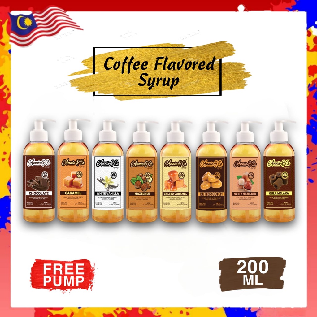 ANNIE&CO SYRUP READY STOCK Coffee Cordial Kordial Sirap Pemanis Kopi ...