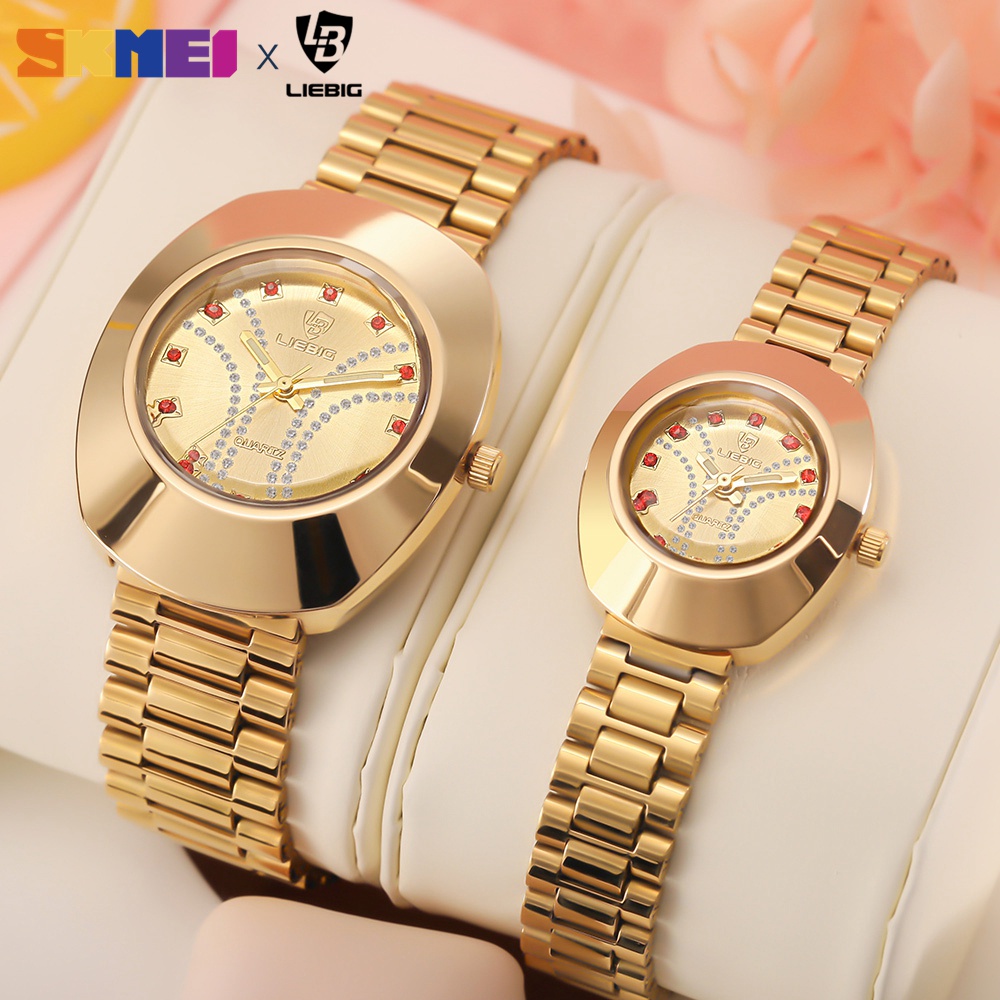 【Malaysia Stock】LIEBIG Watch Waterproof Stainless Steel Watches Couple ...